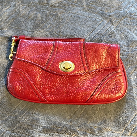 Talbots | Bags | Vintage Talbots Red Clutch | Poshmark